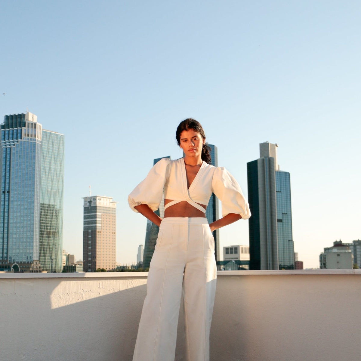 Chloe Pants - Natural | The Handloom